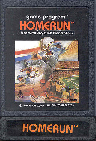 Atari 2600 VCS Home Run : scans, dump, download, screenshots, ads ...