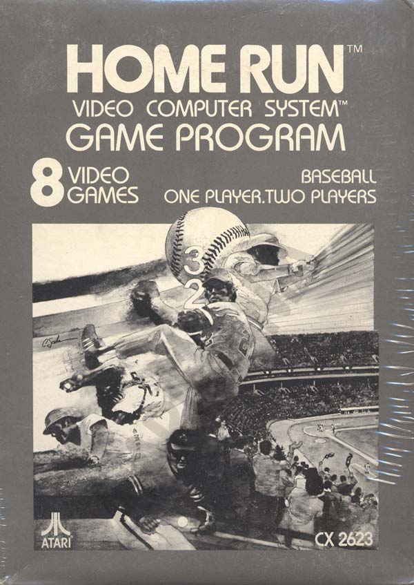 Atari 2600 VCS Home Run : scans, dump, download, screenshots, ads ...