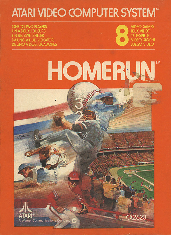 Atari 2600 VCS Home Run : scans, dump, download, screenshots, ads ...