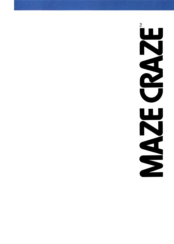 Atari 2600 VCS Maze Craze - A Game of Cops 'n Robbers : scans, dump ...