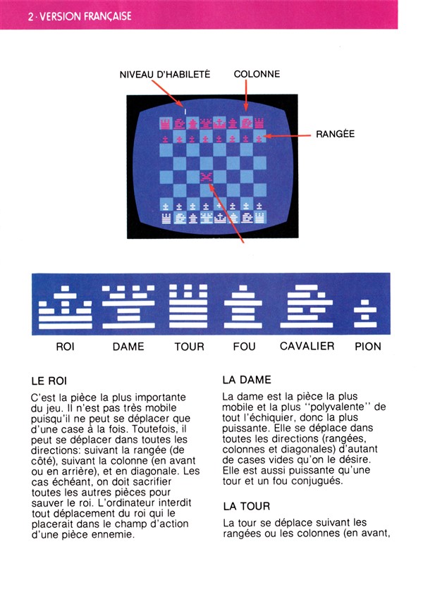 Atari 2600 VCS Video Chess : scans, dump, download, screenshots, ads ...