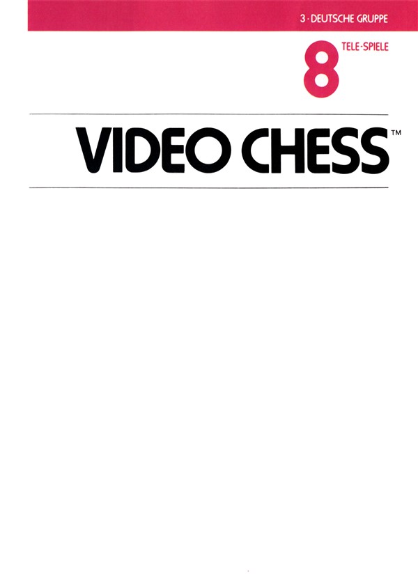 Atari 2600 VCS Video Chess : scans, dump, download, screenshots, ads ...