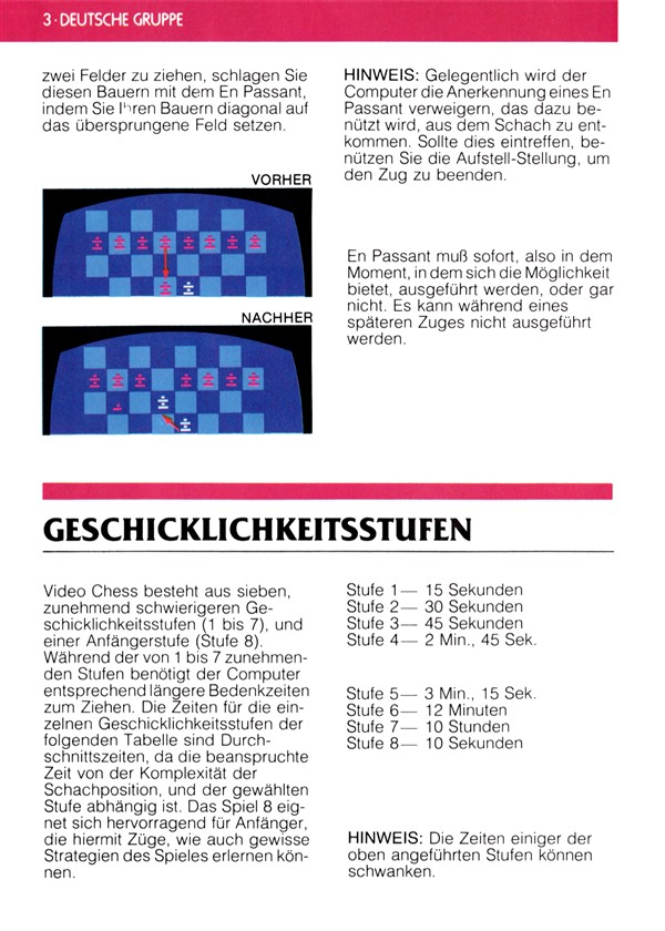 Atari 2600 VCS Video Chess : scans, dump, download, screenshots, ads ...