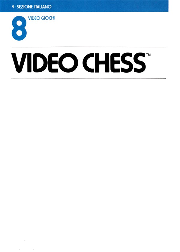 Atari 2600 VCS Video Chess : scans, dump, download, screenshots, ads ...