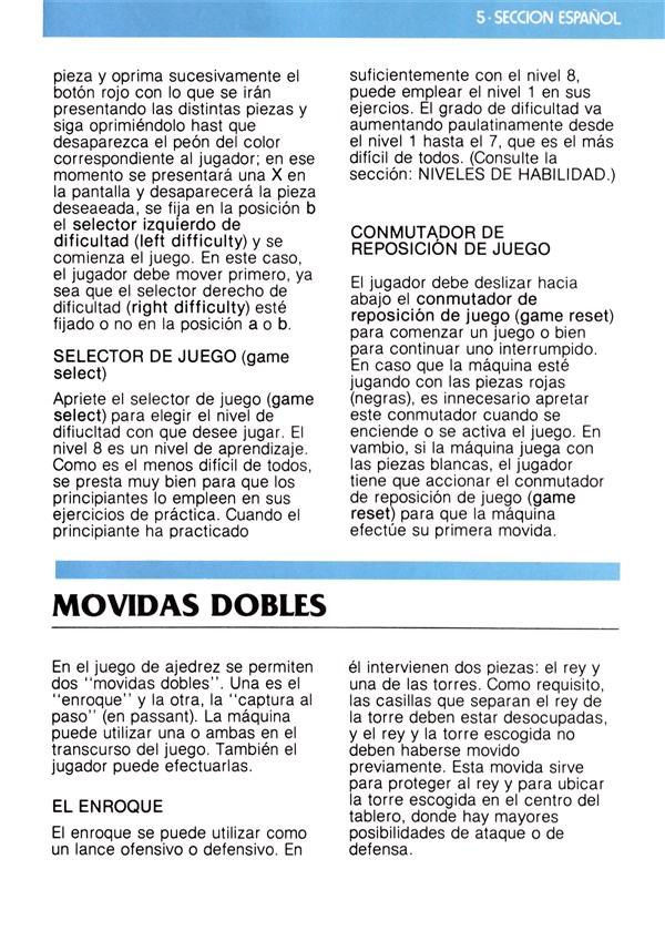Atari 2600 VCS Video Chess : scans, dump, download, screenshots, ads ...