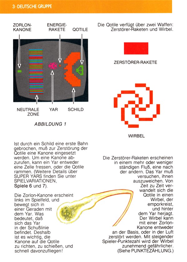 Atari 2600 VCS Yars' Revenge : scans, dump, download, screenshots, ads ...